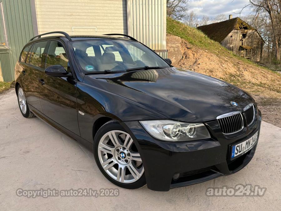 Black BMW 3 Series 2007 in Viljandi, with an engine capacity of 3.00 L and mileage of 353 thousand km for 6490 €, photo 5 on AUTOMOTO.COM.LV