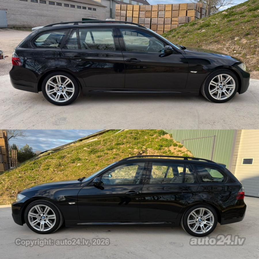 Black BMW 3 Series 2007 in Viljandi, with an engine capacity of 3.00 L and mileage of 353 thousand km for 6490 €, photo 8 on AUTOMOTO.COM.LV