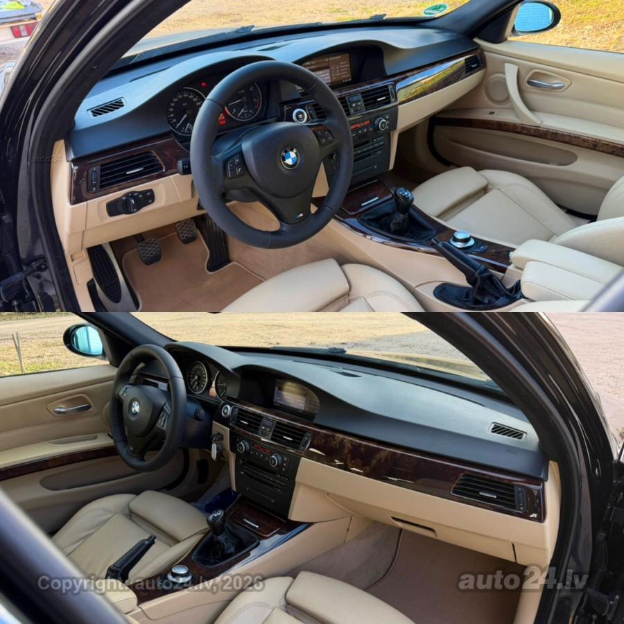 Black BMW 3 Series 2007 in Viljandi, with an engine capacity of 3.00 L and mileage of 353 thousand km for 6490 €, photo 11 on AUTOMOTO.COM.LV