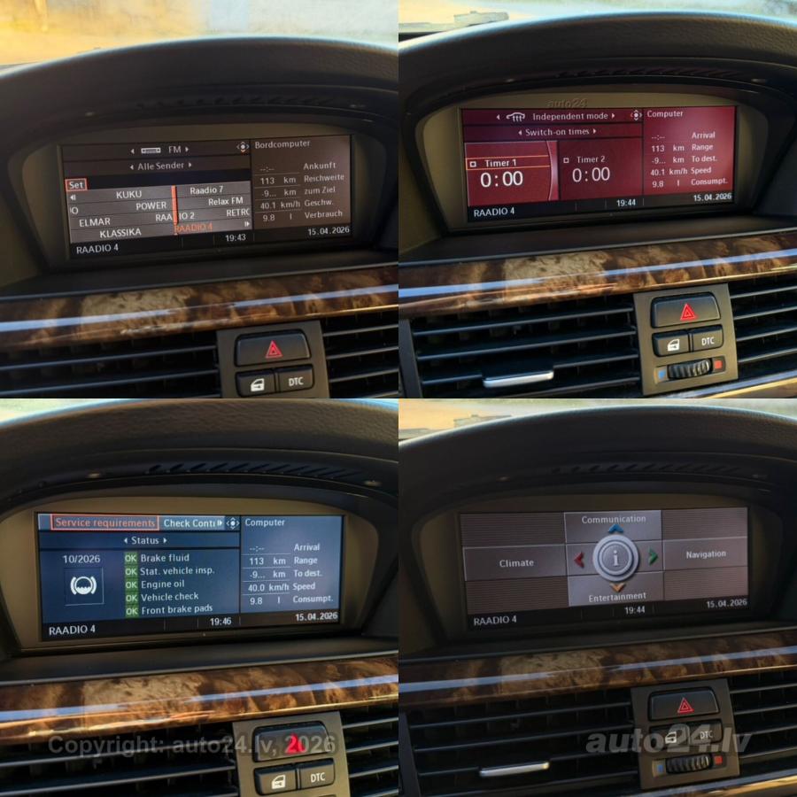 Black BMW 3 Series 2007 in Viljandi, with an engine capacity of 3.00 L and mileage of 353 thousand km for 6490 €, photo 16 on AUTOMOTO.COM.LV