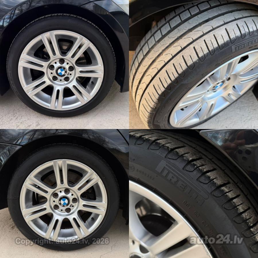 Black BMW 3 Series 2007 in Viljandi, with an engine capacity of 3.00 L and mileage of 353 thousand km for 6490 €, photo 26 on AUTOMOTO.COM.LV