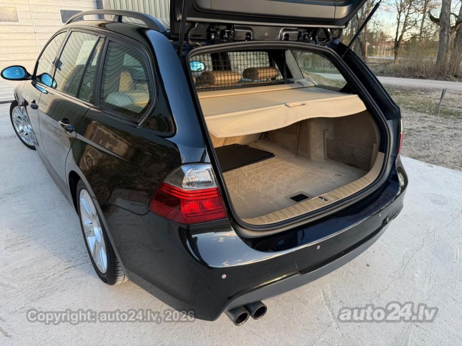 Black BMW 3 Series 2007 in Viljandi, with an engine capacity of 3.00 L and mileage of 353 thousand km for 6490 €, photo 28 on AUTOMOTO.COM.LV