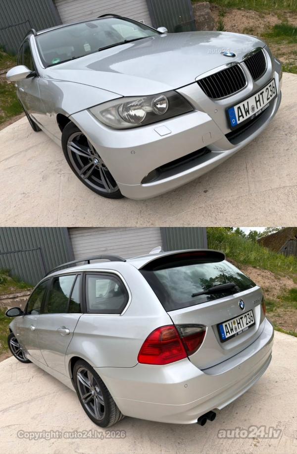 Black BMW 3 Series 2007 in Viljandi, with an engine capacity of 3.00 L and mileage of 335 thousand km for 5490 €, photo 5 on AUTOMOTO.COM.LV