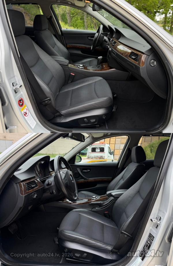 Black BMW 3 Series 2007 in Viljandi, with an engine capacity of 3.00 L and mileage of 335 thousand km for 5490 €, photo 9 on AUTOMOTO.COM.LV