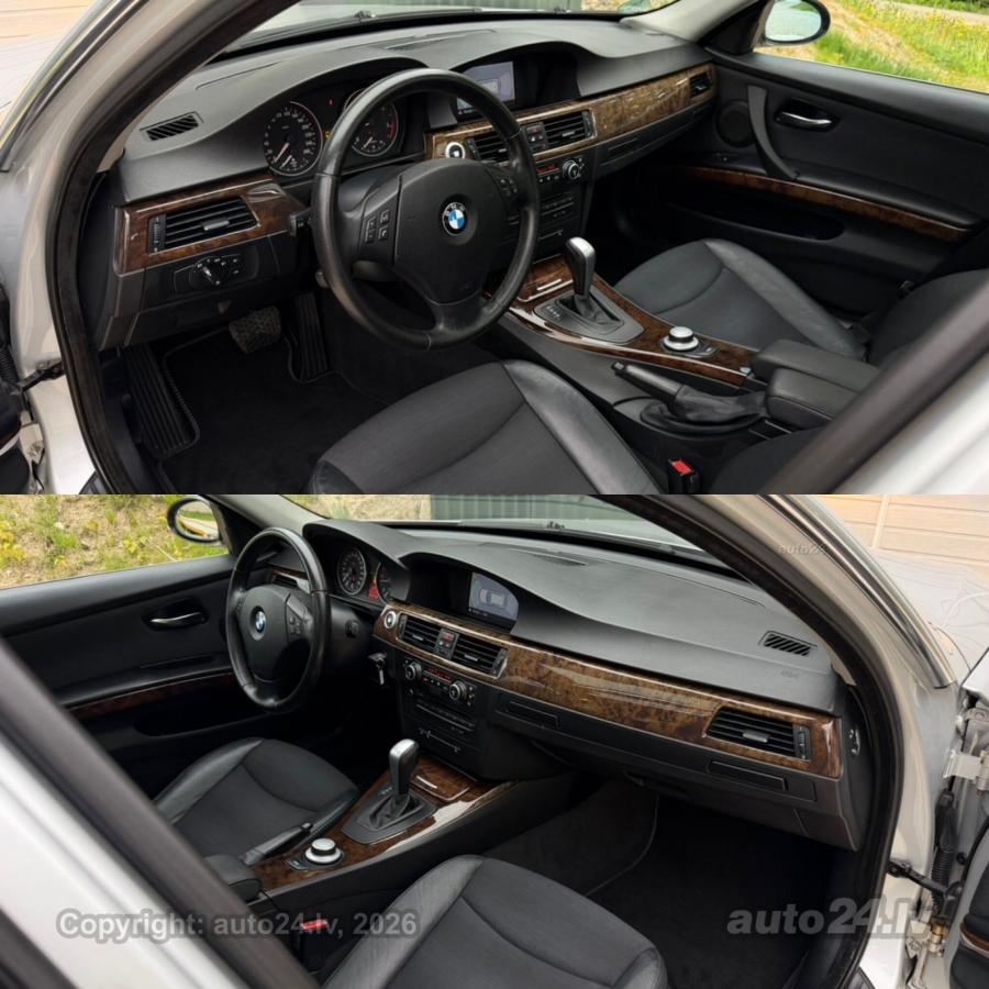 Black BMW 3 Series 2007 in Viljandi, with an engine capacity of 3.00 L and mileage of 335 thousand km for 5490 €, photo 11 on AUTOMOTO.COM.LV