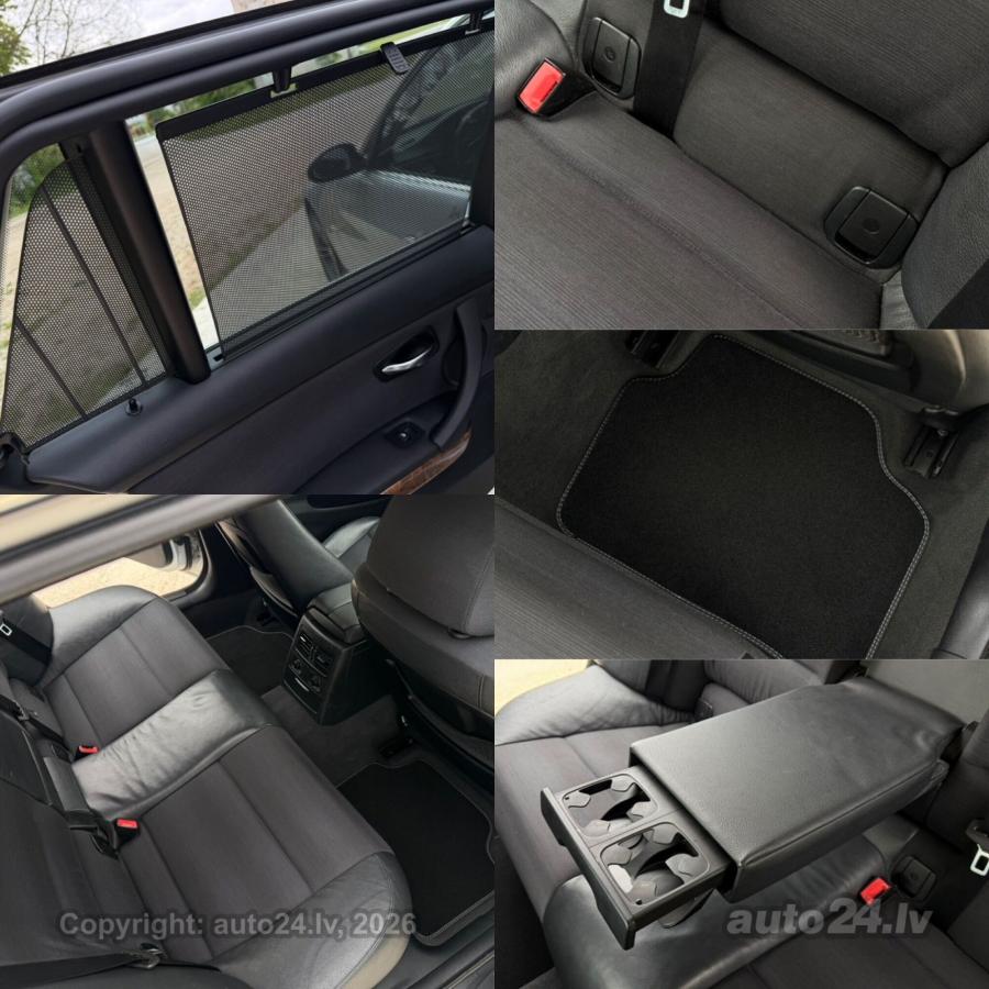 Black BMW 3 Series 2007 in Viljandi, with an engine capacity of 3.00 L and mileage of 335 thousand km for 5490 €, photo 16 on AUTOMOTO.COM.LV