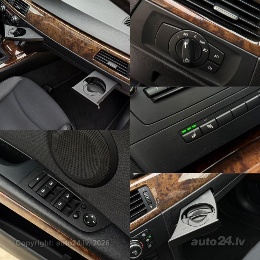 Black BMW 3 Series 2007 in Viljandi, with an engine capacity of 3.00 L and mileage of 335 thousand km for 5490 €, photo 19 on AUTOMOTO.COM.LV