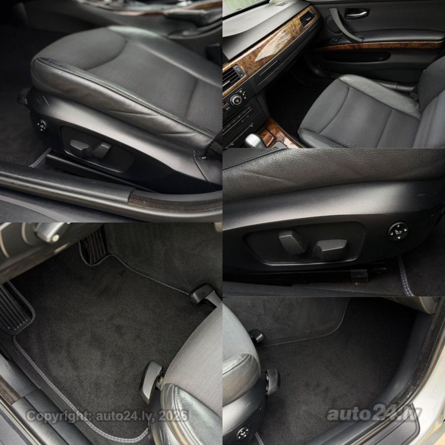 Black BMW 3 Series 2007 in Viljandi, with an engine capacity of 3.00 L and mileage of 335 thousand km for 5490 €, photo 21 on AUTOMOTO.COM.LV