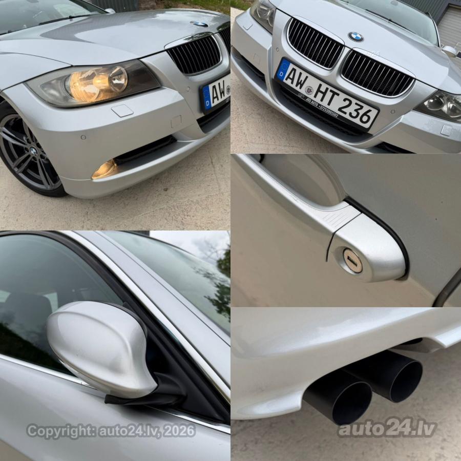 Black BMW 3 Series 2007 in Viljandi, with an engine capacity of 3.00 L and mileage of 335 thousand km for 5490 €, photo 22 on AUTOMOTO.COM.LV