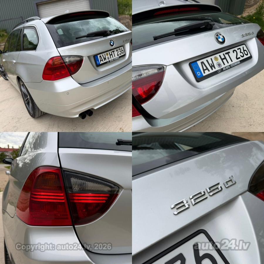 Black BMW 3 Series 2007 in Viljandi, with an engine capacity of 3.00 L and mileage of 335 thousand km for 5490 €, photo 23 on AUTOMOTO.COM.LV