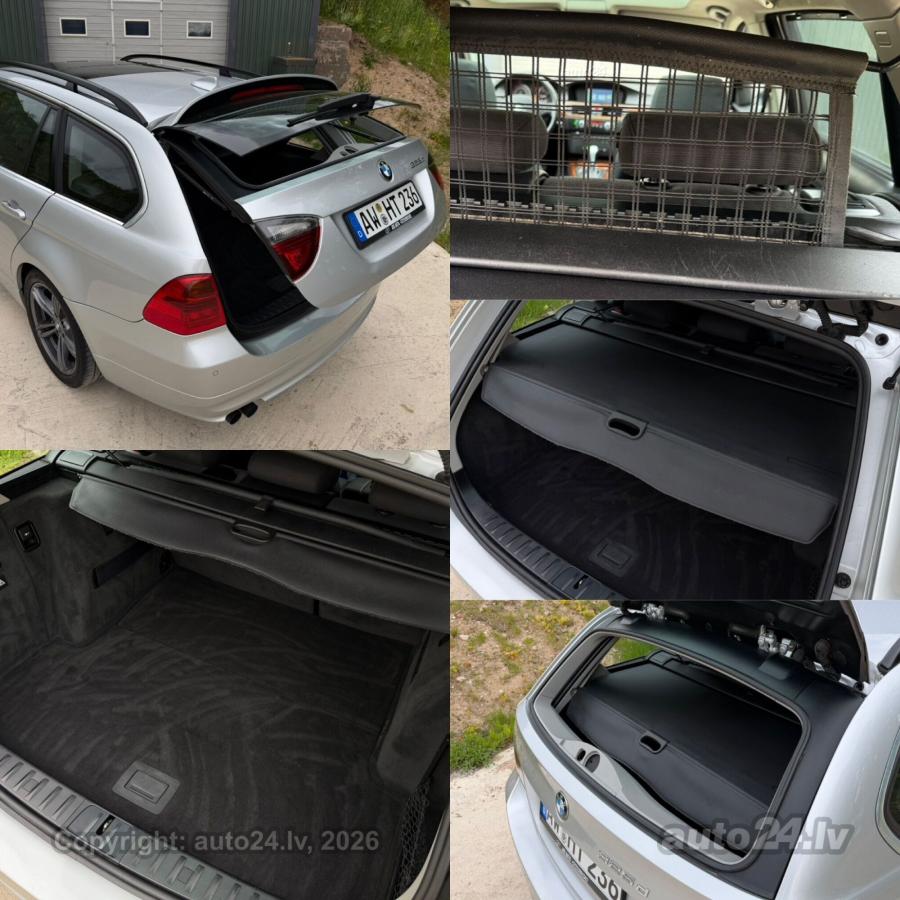 Black BMW 3 Series 2007 in Viljandi, with an engine capacity of 3.00 L and mileage of 335 thousand km for 5490 €, photo 25 on AUTOMOTO.COM.LV
