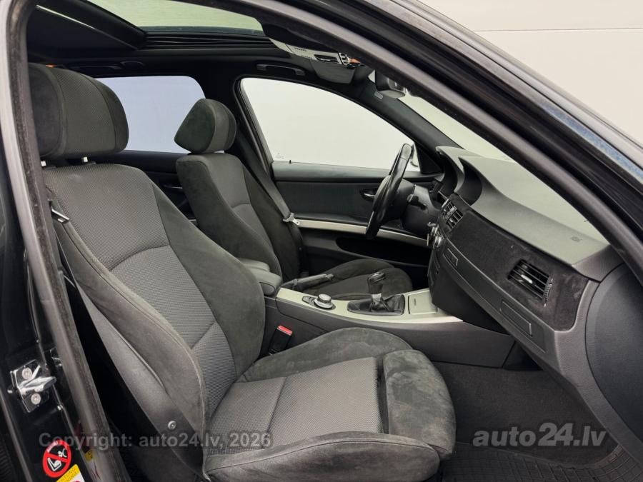 Black BMW 3 Series 2007 in Tallinn, with an engine capacity of 2.00 L and mileage of 349 thousand km for 4099 €, photo 7 on AUTOMOTO.COM.LV