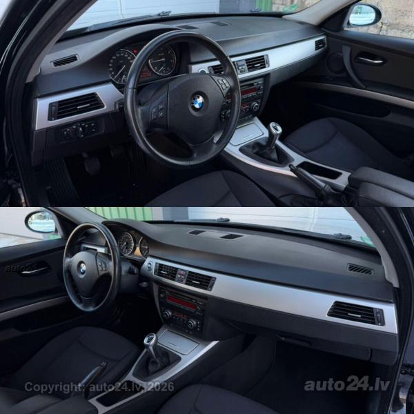 Black BMW 3 Series 2008 in Viljandi, with an engine capacity of 2.00 L and mileage of 348 thousand km for 4290 €, photo 11 on AUTOMOTO.COM.LV