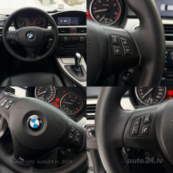 Black BMW 3 Series 2008 in Viljandi, with an engine capacity of 3.00 L and mileage of 348 thousand km for 6190 €, photo 11 on AUTOMOTO.COM.LV