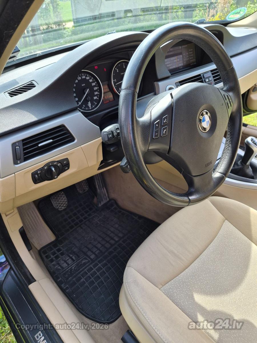 Black BMW 3 Series 2008 in Tartu, with an engine capacity of 3.00 L and mileage of 363 thousand km for 4500 €, photo 6 on AUTOMOTO.COM.LV