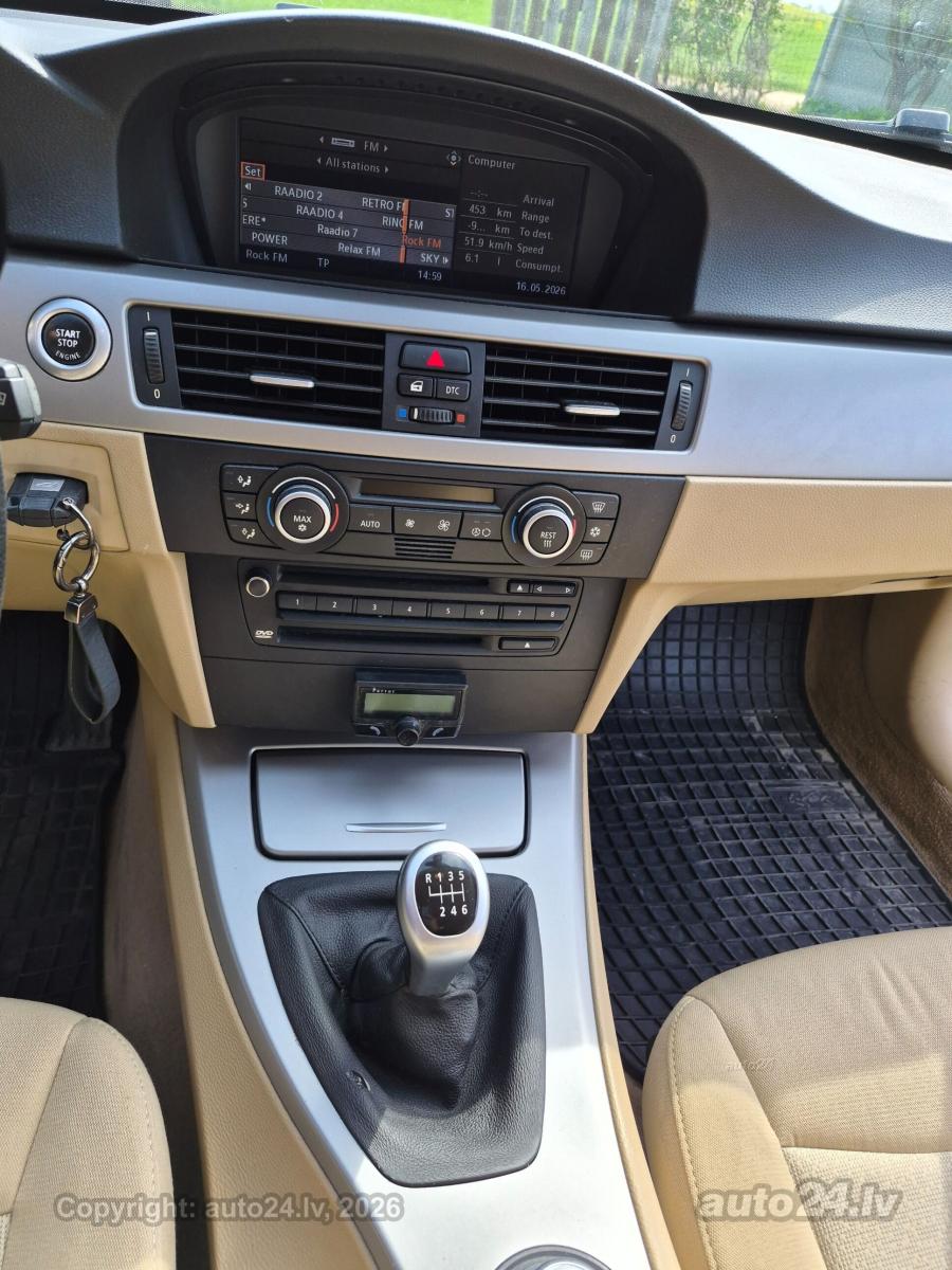 Black BMW 3 Series 2008 in Tartu, with an engine capacity of 3.00 L and mileage of 363 thousand km for 4500 €, photo 8 on AUTOMOTO.COM.LV