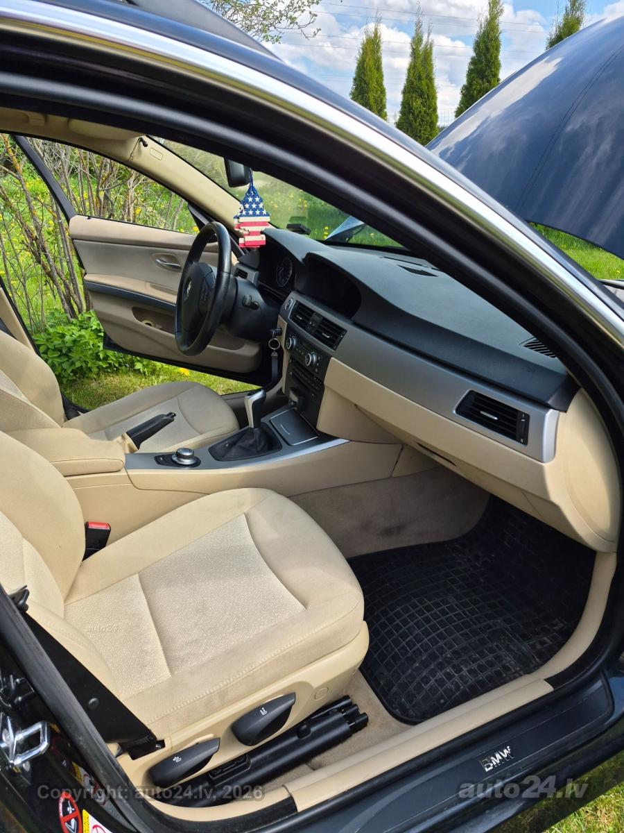 Black BMW 3 Series 2008 in Tartu, with an engine capacity of 3.00 L and mileage of 363 thousand km for 4500 €, photo 12 on AUTOMOTO.COM.LV