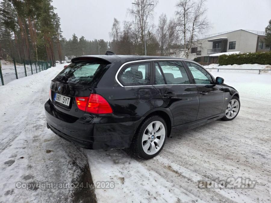Black BMW 3 Series 2009 in Tallinn, with an engine capacity of 3.00 L and mileage of 286 thousand km for 9599 €, photo 4 on AUTOMOTO.COM.LV
