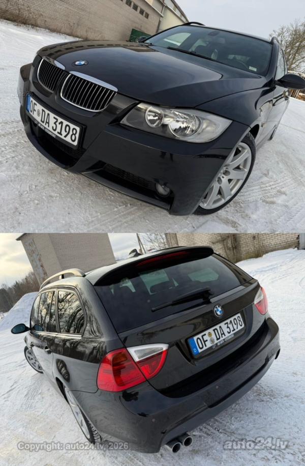 Black BMW 3 Series 2009 in Viljandi, with an engine capacity of 3.00 L and mileage of 252 thousand km for 6790 €, photo 5 on AUTOMOTO.COM.LV