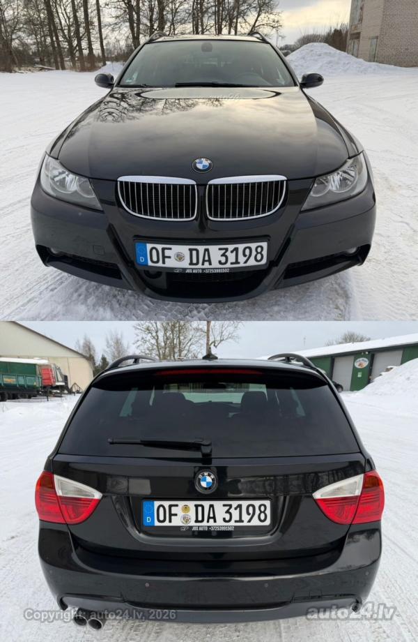 Black BMW 3 Series 2009 in Viljandi, with an engine capacity of 3.00 L and mileage of 252 thousand km for 6790 €, photo 6 on AUTOMOTO.COM.LV