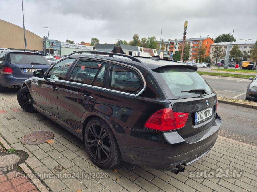 Black BMW 3 Series 2009 in Tartu, with an engine capacity of 3.00 L and mileage of 269 thousand km for 5990 €, photo 8 on AUTOMOTO.COM.LV