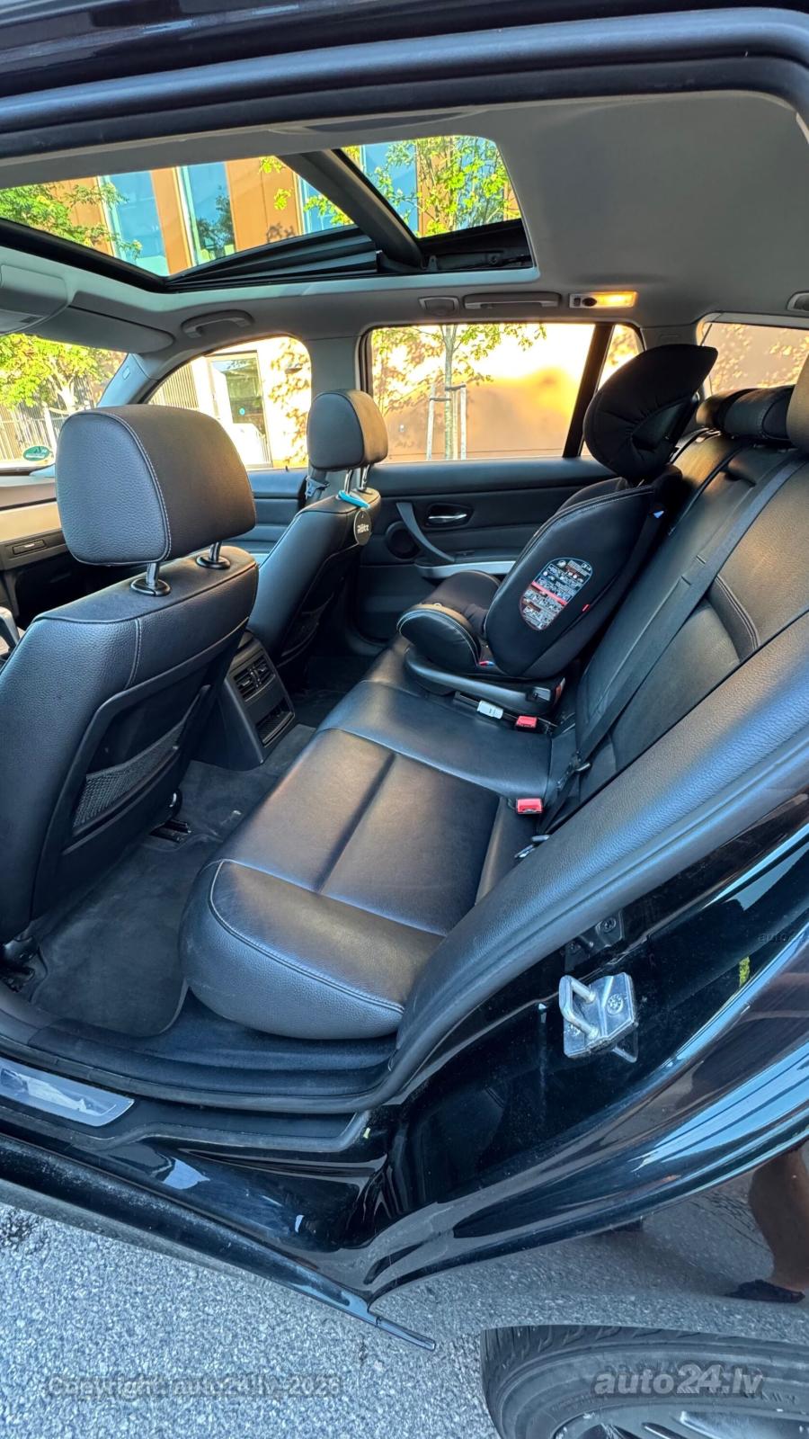 Black BMW 3 Series 2011 in Tallinn, with an engine capacity of 2.00 L and mileage of 282 thousand km for 5999 €, photo 15 on AUTOMOTO.COM.LV
