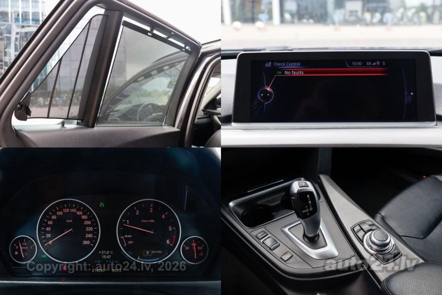 Black BMW 3 Series 2013 in Tallinn, with an engine capacity of 2.00 L and mileage of 214 thousand km for 10500 €, photo 17 on AUTOMOTO.COM.LV