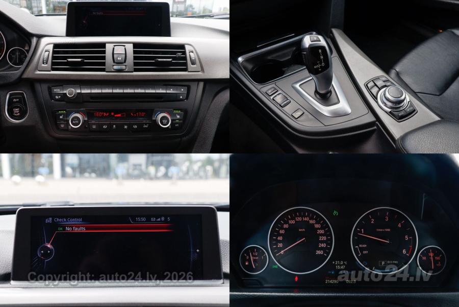 Black BMW 3 Series 2013 in Tallinn, with an engine capacity of 2.00 L and mileage of 214 thousand km for 10500 €, photo 18 on AUTOMOTO.COM.LV