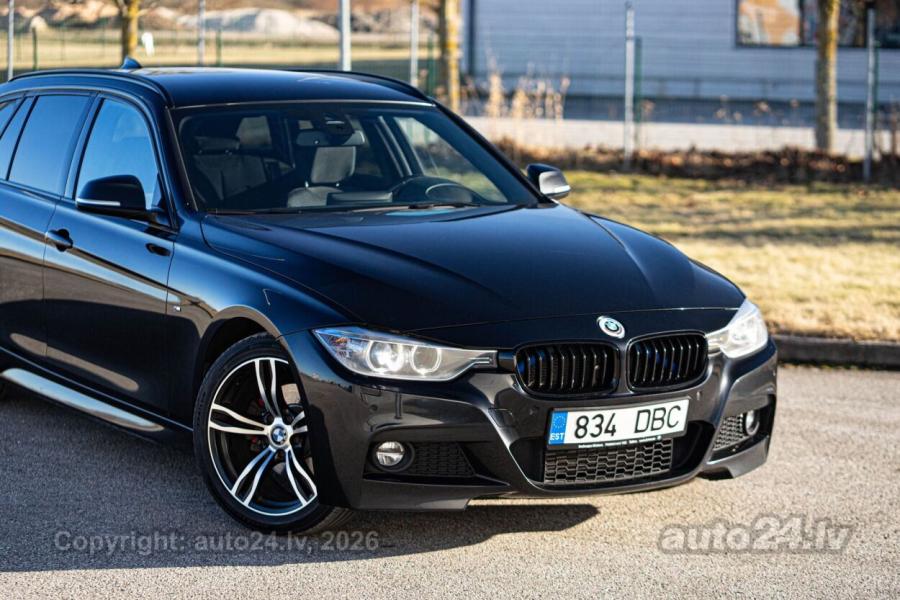 Black BMW 3 Series 2014 in Tartu, with an engine capacity of 2.00 L and mileage of 214 thousand km for 12900 €, photo 2 on AUTOMOTO.COM.LV