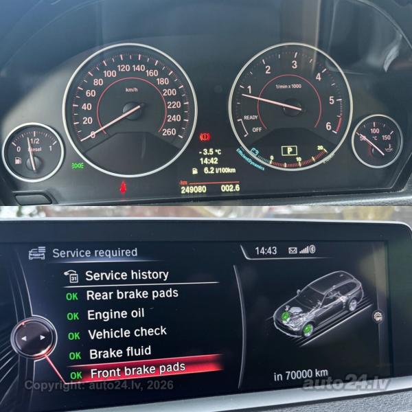 Melns BMW 3 Series 2014 Tallina, ar dzinēja tilpumu 2.00 L un nobraukumu 251 tūkst. km par 12000 €, foto 11 vietnē AUTOMOTO.COM.LV