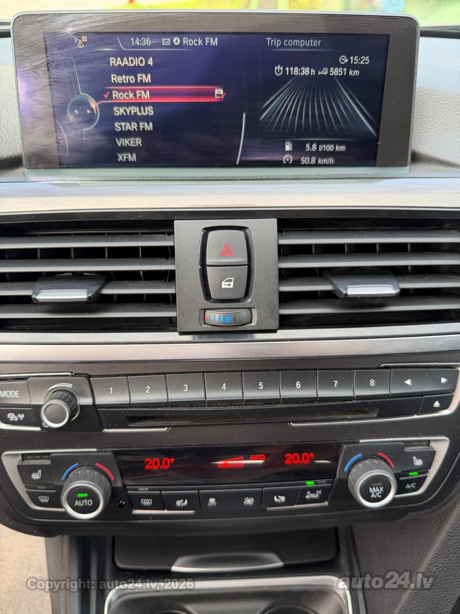 Melns BMW 3 Series 2015 Tallina, ar dzinēja tilpumu 2.00 L un nobraukumu 262 tūkst. km par 10800 €, foto 14 vietnē AUTOMOTO.COM.LV