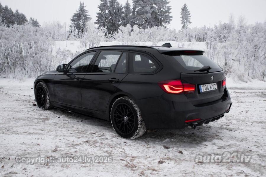 Black BMW 3 Series 2016 in Tartu, with an engine capacity of 2.00 L and mileage of 253 thousand km for 12900 €, photo 6 on AUTOMOTO.COM.LV