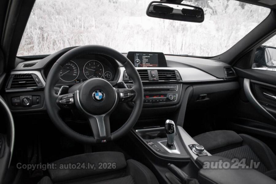 Black BMW 3 Series 2016 in Tartu, with an engine capacity of 2.00 L and mileage of 253 thousand km for 12900 €, photo 7 on AUTOMOTO.COM.LV