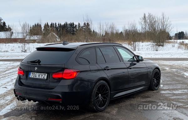 Black BMW 3 Series 2016 in Tartu, with an engine capacity of 2.00 L and mileage of 254 thousand km for 13700 €, photo 5 on AUTOMOTO.COM.LV