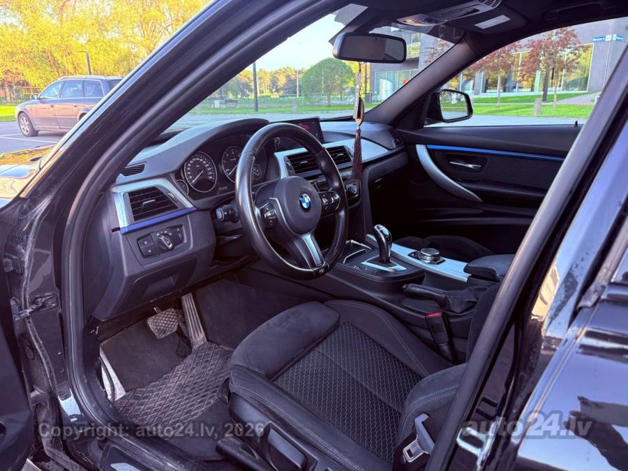 Black BMW 3 Series 2016 in Tallinn, with an engine capacity of 2.00 L and mileage of 284 thousand km for 14999 €, photo 13 on AUTOMOTO.COM.LV