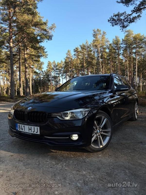 Black BMW 3 Series 2017 in Tallinn, with an engine capacity of 2.00 L and mileage of 303 thousand km for 14500 €, photo 2 on AUTOMOTO.COM.LV