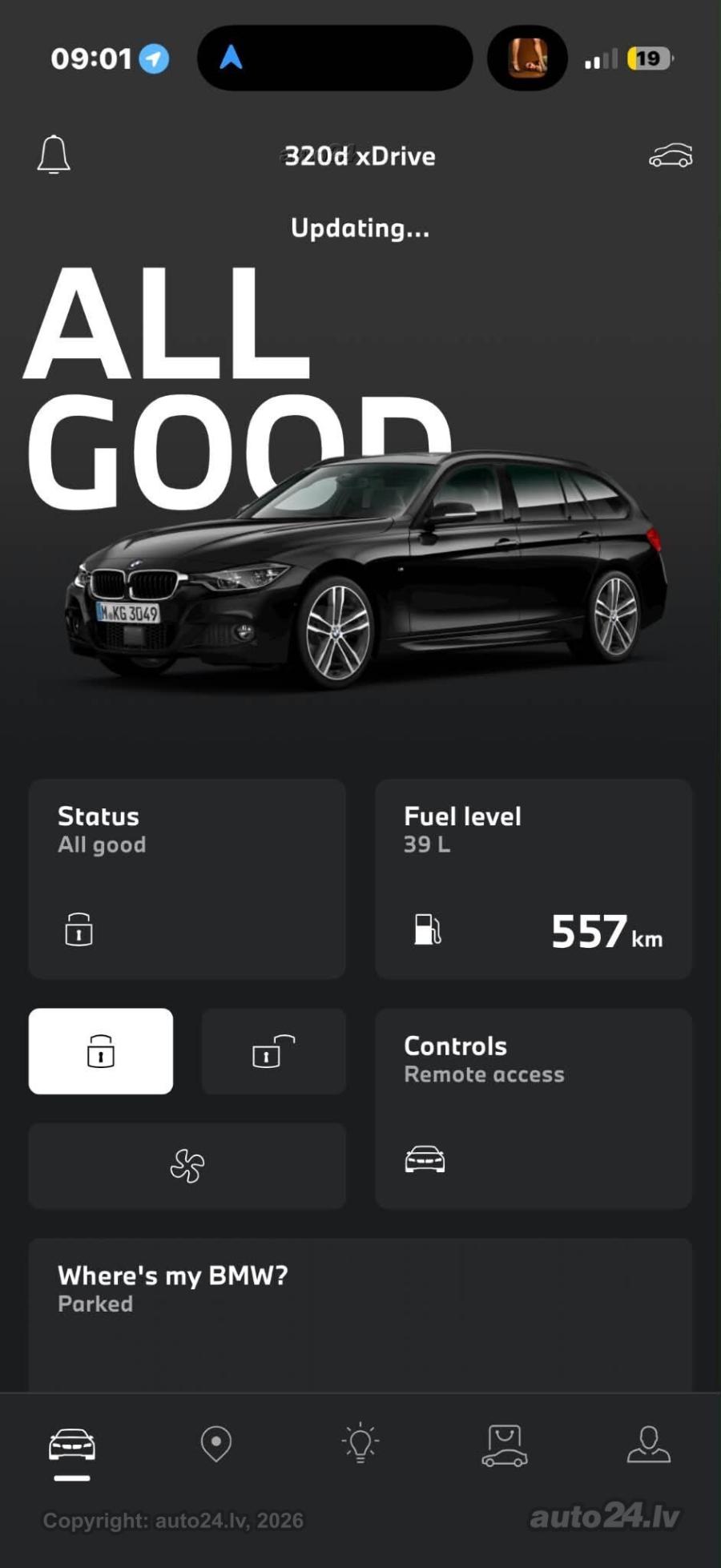Melns BMW 3 Series 2018 Hāpsalu, ar dzinēja tilpumu 2.00 L un nobraukumu 175 tūkst. km par 19999 €, foto 20 vietnē AUTOMOTO.COM.LV