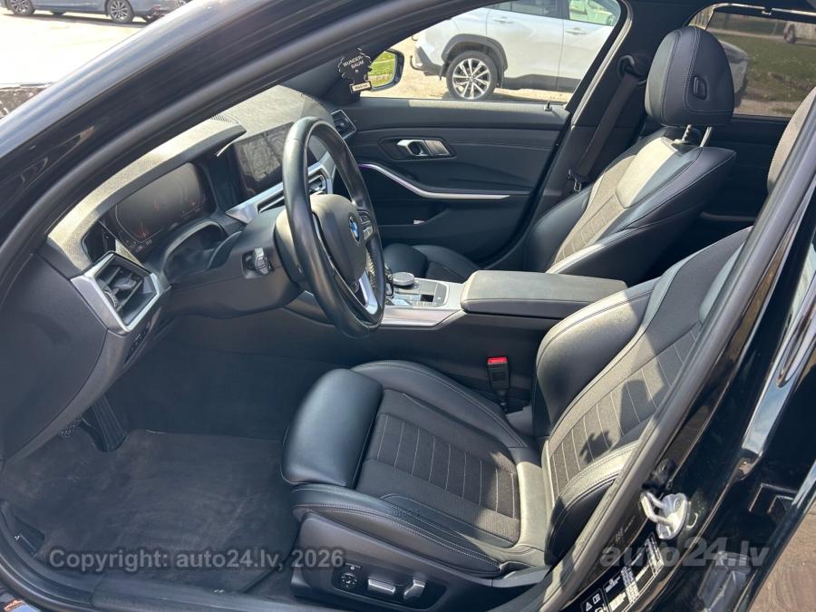 Melns BMW 3 Series 2019 Tallina, ar dzinēja tilpumu 3.00 L un nobraukumu 216 tūkst. km par 24900 €, foto 23 vietnē AUTOMOTO.COM.LV