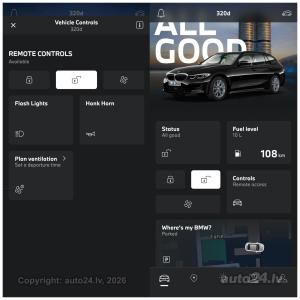 Black BMW 3 Series 2020 in Tartu, with an engine capacity of 2.00 L and mileage of 205 thousand km for 17490 €, photo 16 on AUTOMOTO.COM.LV