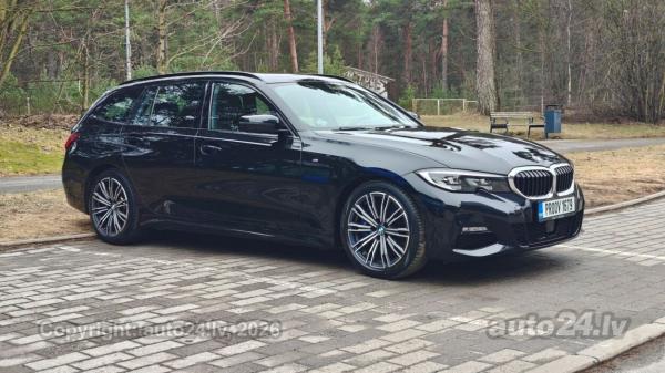 Black BMW 3 Series 2021 in Tallinn, with an engine capacity of 2.00 L and mileage of 84 thousand km for 32000 €, photo 3 on AUTOMOTO.COM.LV