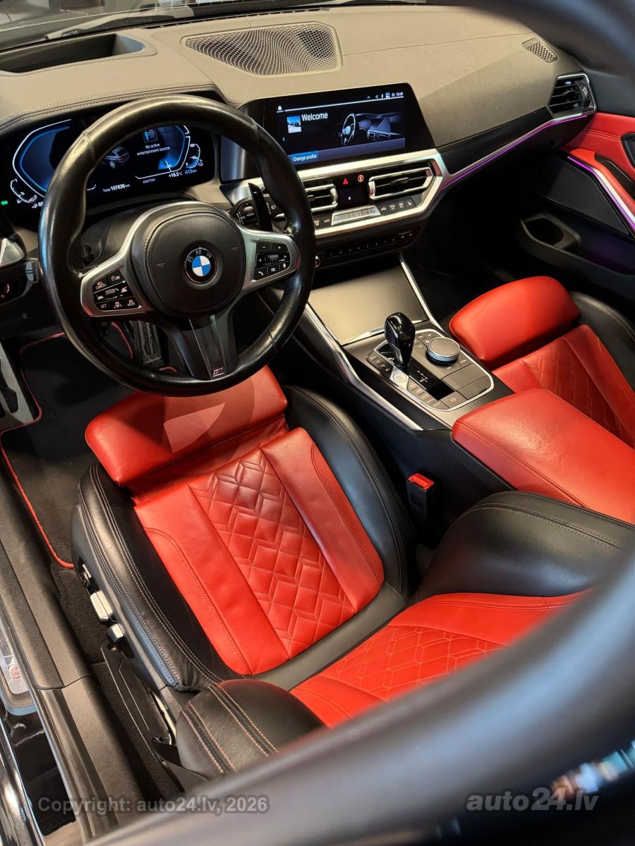 Melns BMW 3 Series 2021 Tallina, ar dzinēja tilpumu 2.00 L un nobraukumu 110 tūkst. km par 33400 €, foto 17 vietnē AUTOMOTO.COM.LV
