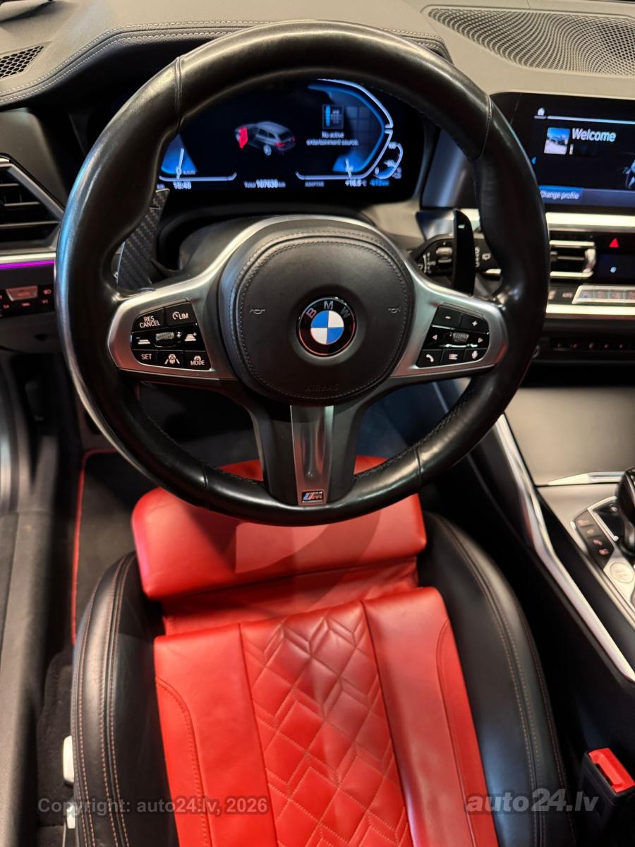 Melns BMW 3 Series 2021 Tallina, ar dzinēja tilpumu 2.00 L un nobraukumu 110 tūkst. km par 33400 €, foto 20 vietnē AUTOMOTO.COM.LV
