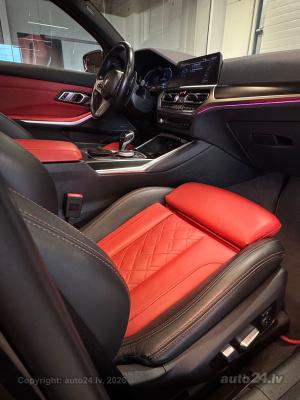 Melns BMW 3 Series 2021 Tallina, ar dzinēja tilpumu 2.00 L un nobraukumu 110 tūkst. km par 33400 €, foto 24 vietnē AUTOMOTO.COM.LV