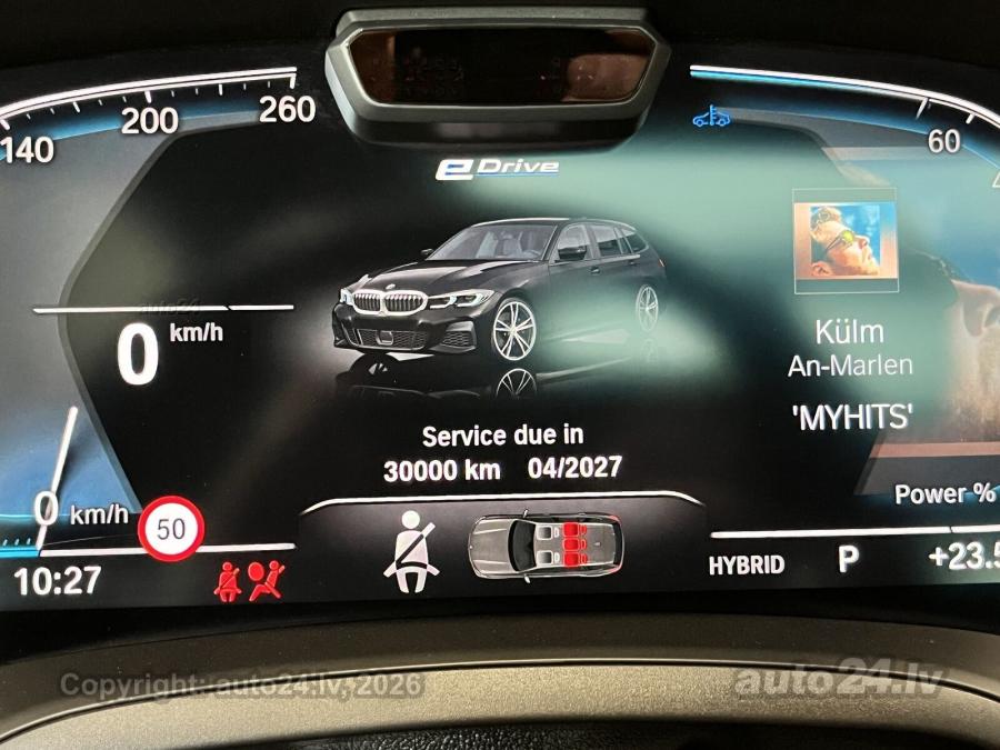 Black BMW 3 Series 2021 in Tallinn, with an engine capacity of 2.00 L and mileage of 102 thousand km for 24200 €, photo 15 on AUTOMOTO.COM.LV