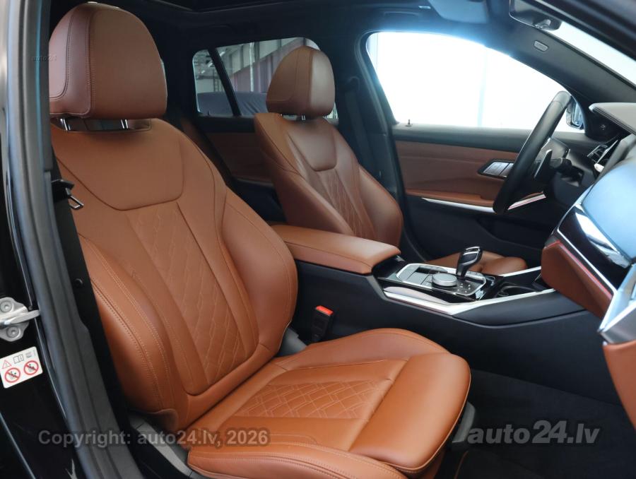 Black BMW 3 Series 2021 in Tallinn, with an engine capacity of 2.00 L and mileage of 155 thousand km for 28900 €, photo 20 on AUTOMOTO.COM.LV