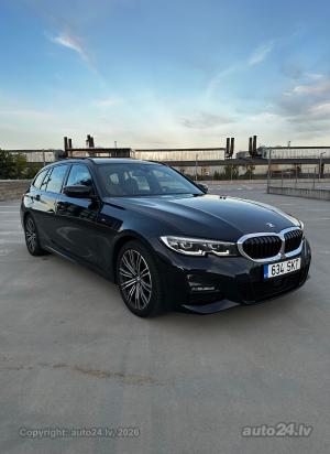 Melns BMW 3 Series 2021 Tallina, ar dzinēja tilpumu 2.00 L un nobraukumu 116 tūkst. km par 26490 €, foto  vietnē AUTOMOTO.COM.LV