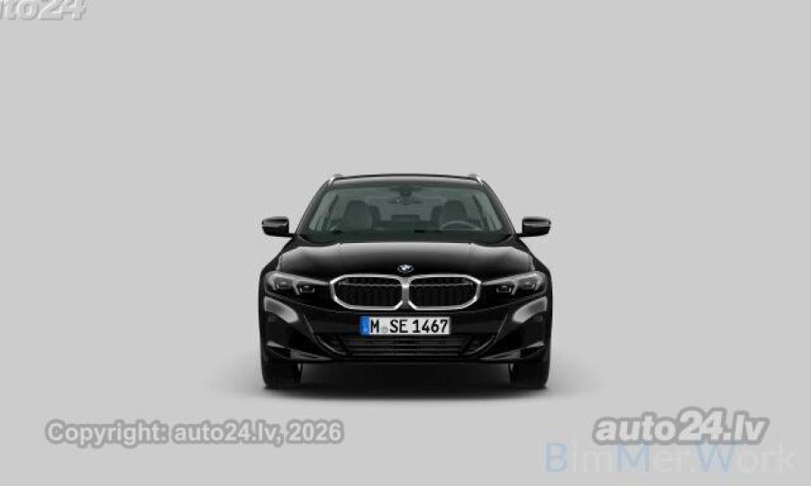 Black BMW 3 Series 2023 in Tallinn, with an engine capacity of 2.00 L and mileage of 162 thousand km for 20900 €, photo 11 on AUTOMOTO.COM.LV