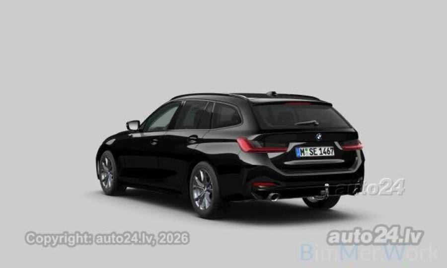 Black BMW 3 Series 2023 in Tallinn, with an engine capacity of 2.00 L and mileage of 162 thousand km for 20900 €, photo 13 on AUTOMOTO.COM.LV
