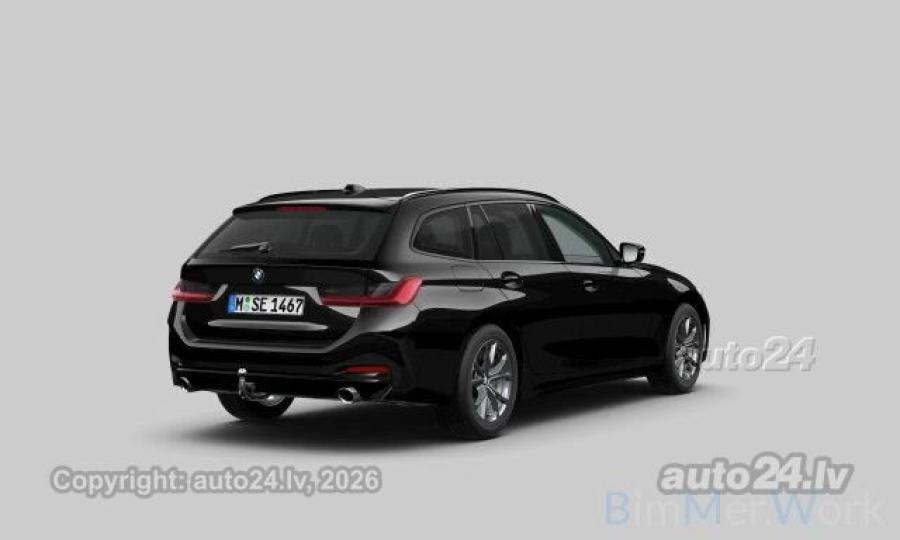 Black BMW 3 Series 2023 in Tallinn, with an engine capacity of 2.00 L and mileage of 162 thousand km for 20900 €, photo 14 on AUTOMOTO.COM.LV