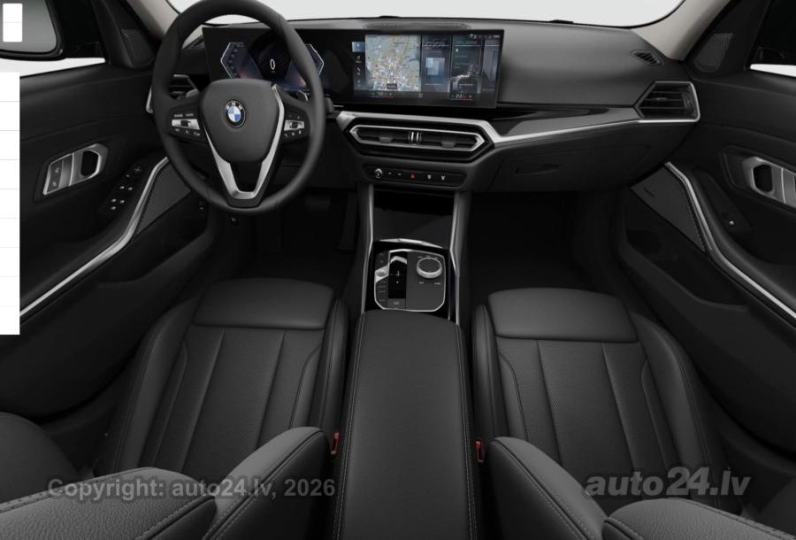Black BMW 3 Series 2023 in Tallinn, with an engine capacity of 2.00 L and mileage of 162 thousand km for 20900 €, photo 17 on AUTOMOTO.COM.LV